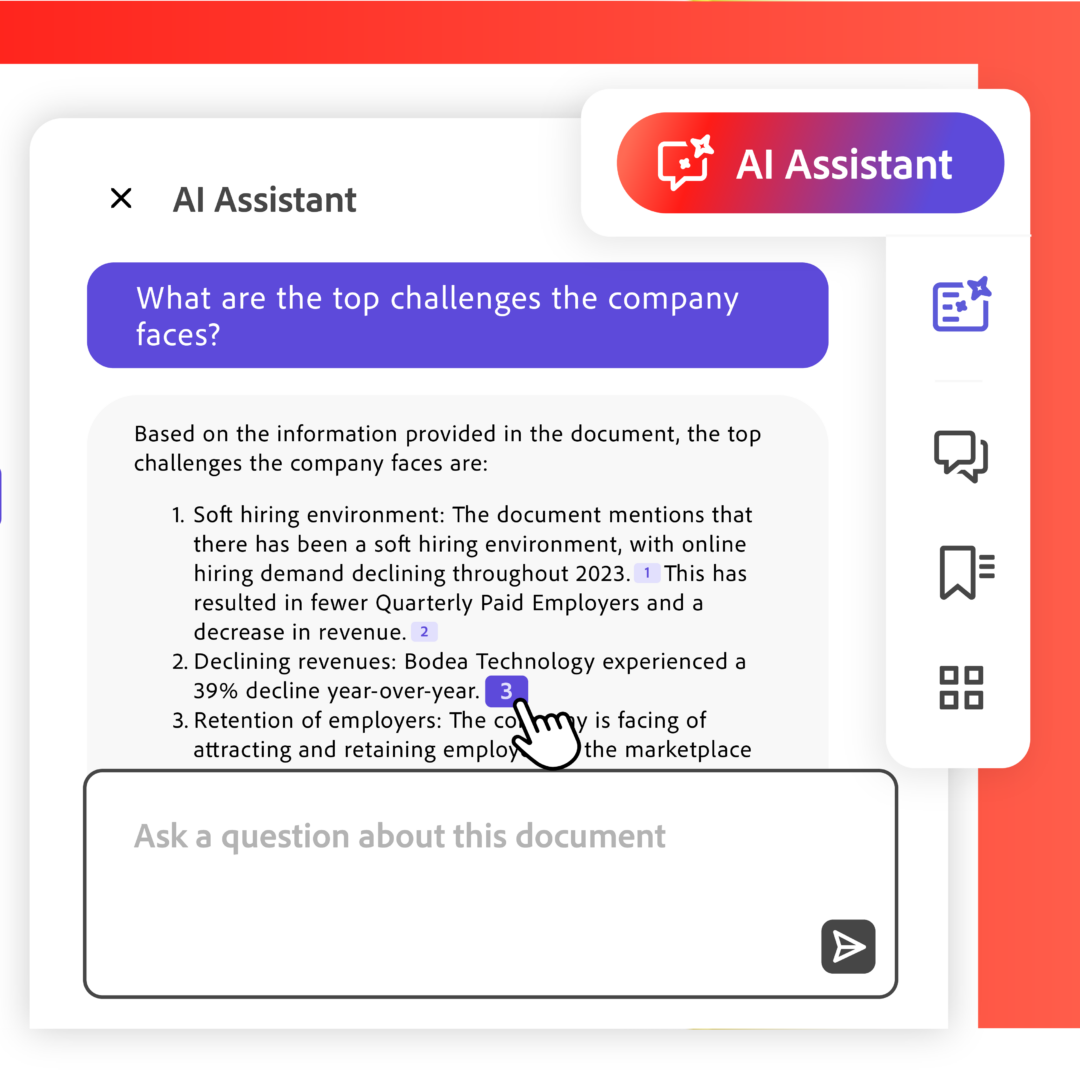 Adobe Acrobat AI Assistant - Academia the Technology Group
